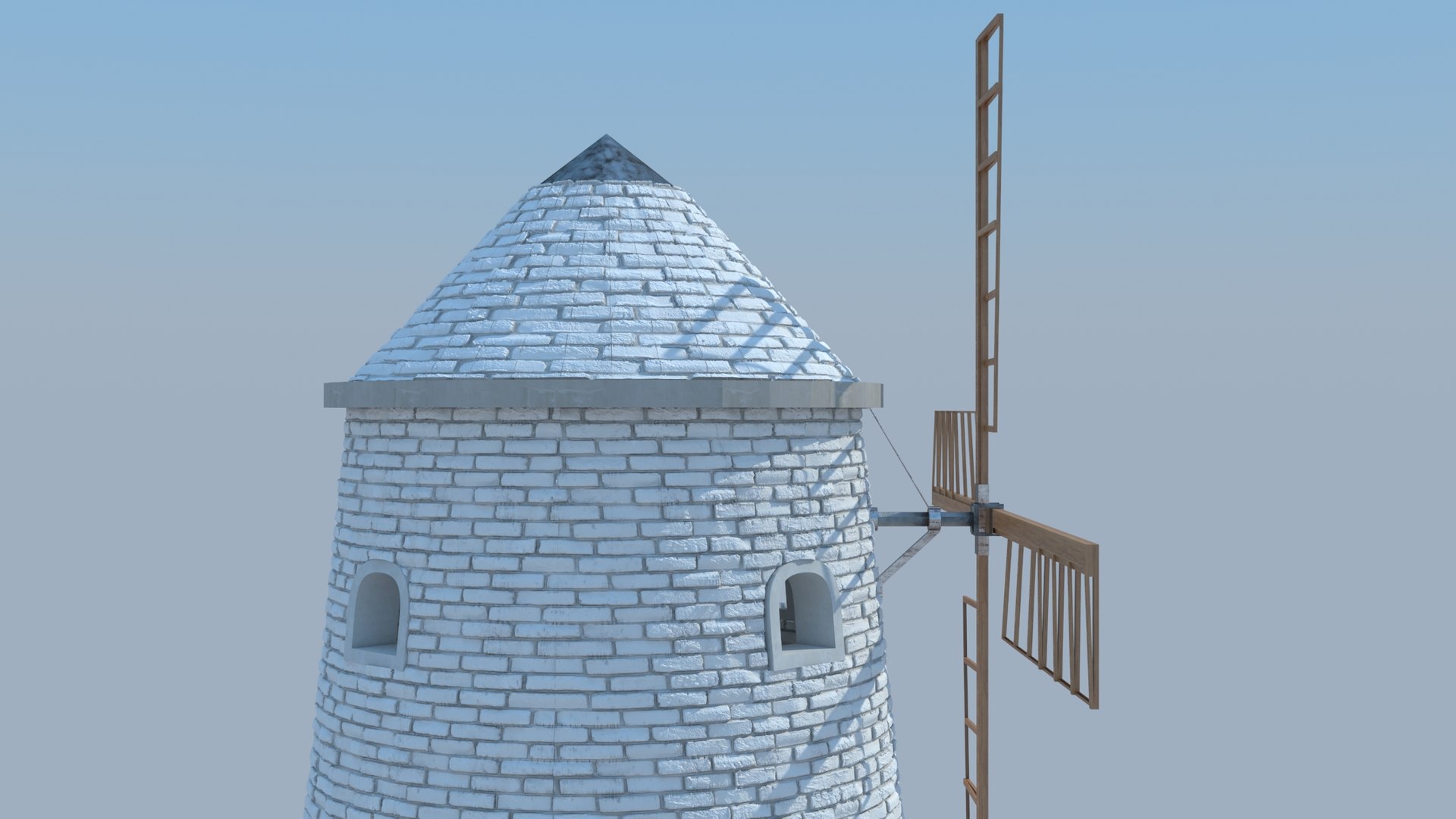 Windmill Wind Grinder Model - TurboSquid 1575926