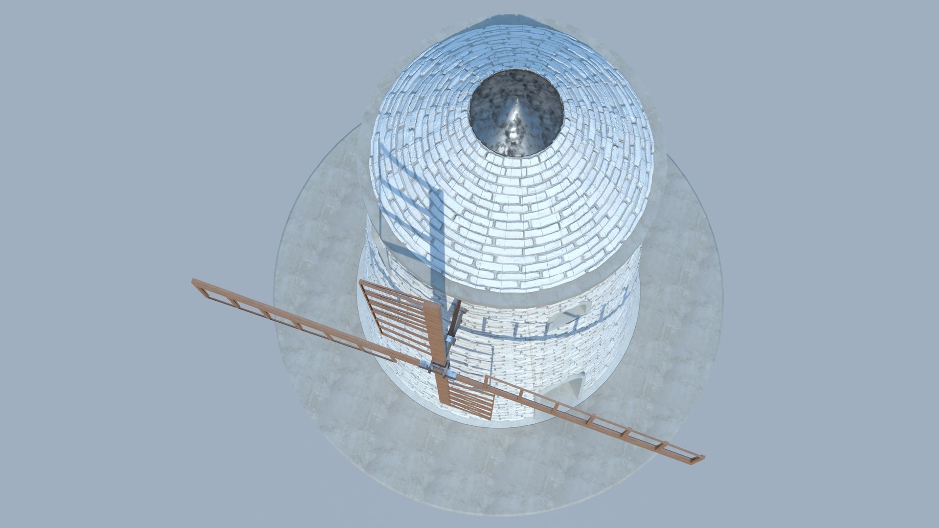 Windmill Wind Grinder Model - TurboSquid 1575926
