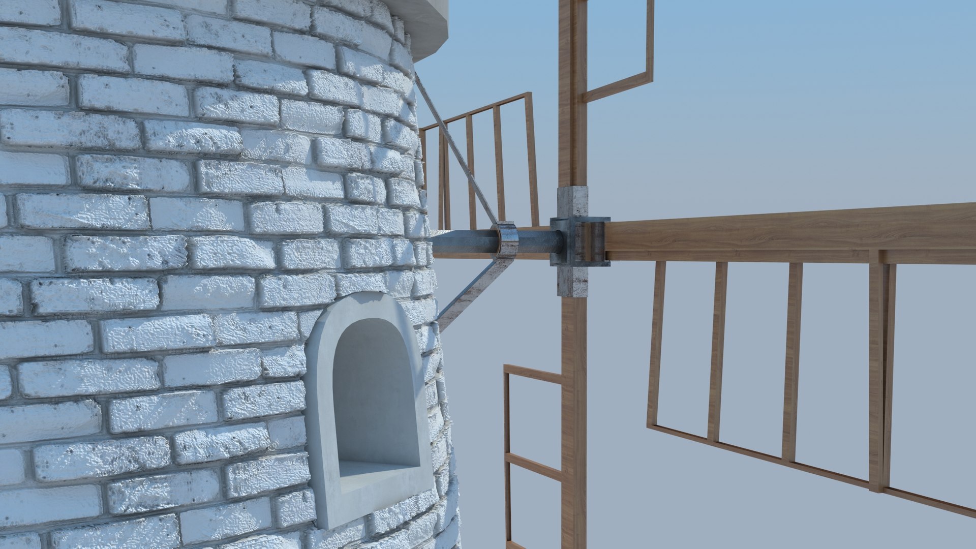 Windmill Wind Grinder Model - TurboSquid 1575926