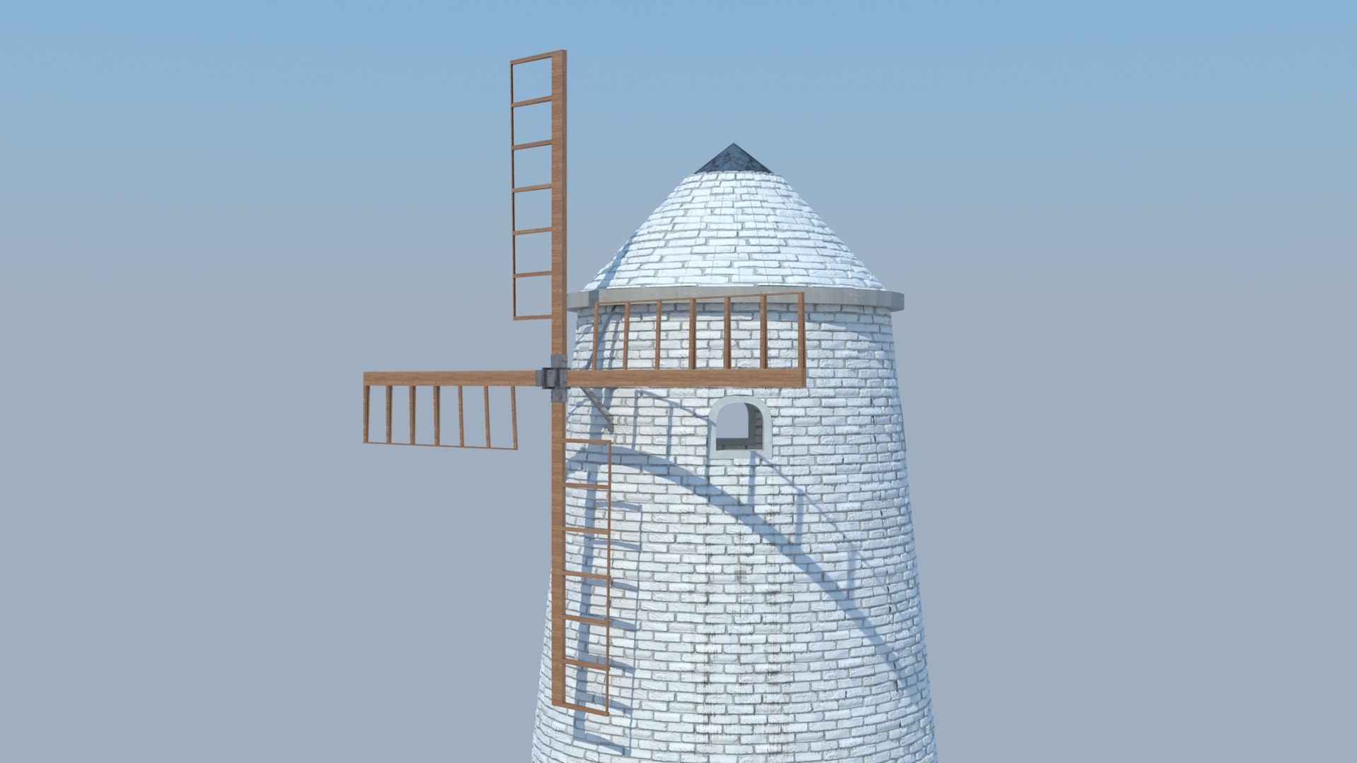 Windmill Wind Grinder Model - TurboSquid 1575926