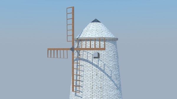 Windmill wind grinder model - TurboSquid 1575926