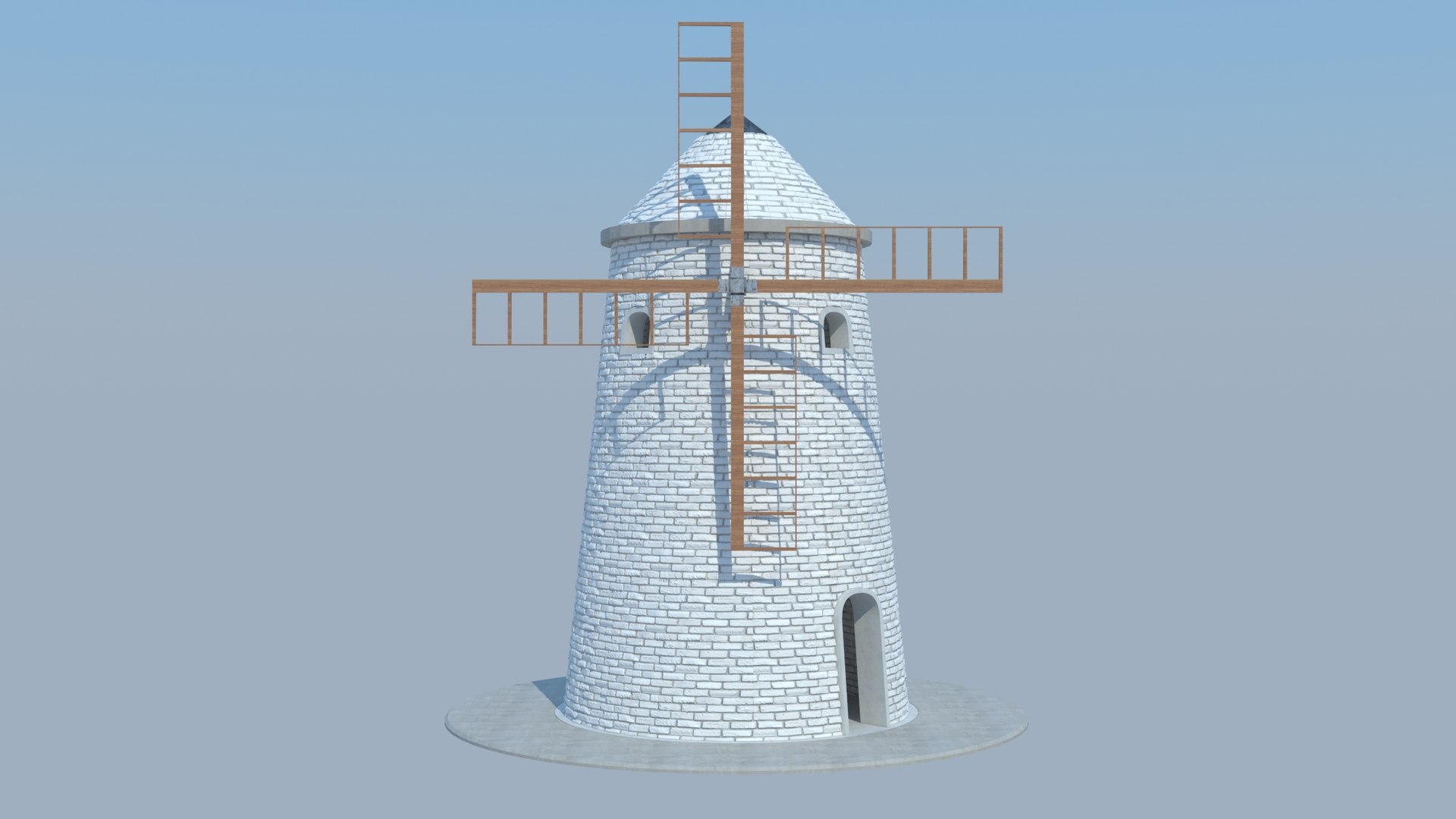 Windmill Wind Grinder Model - TurboSquid 1575926