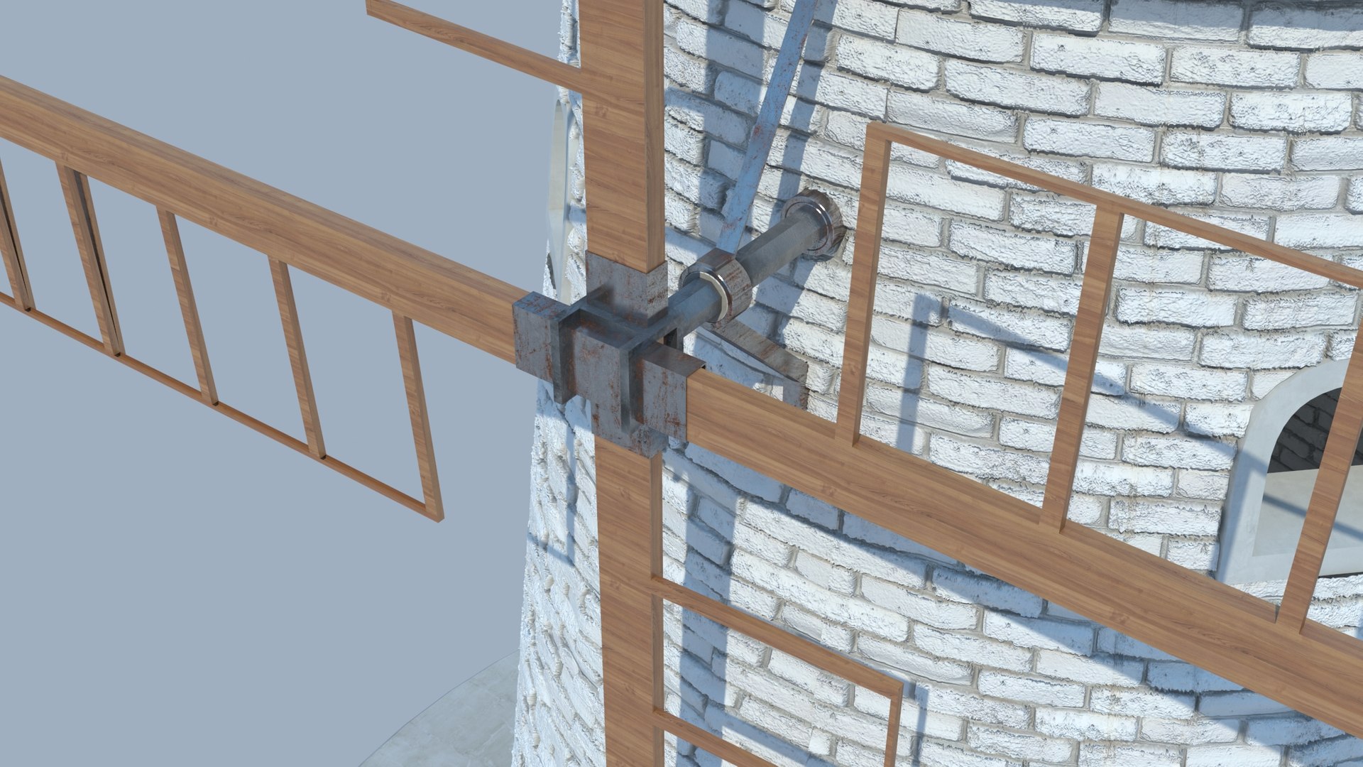 Windmill Wind Grinder Model - TurboSquid 1575926
