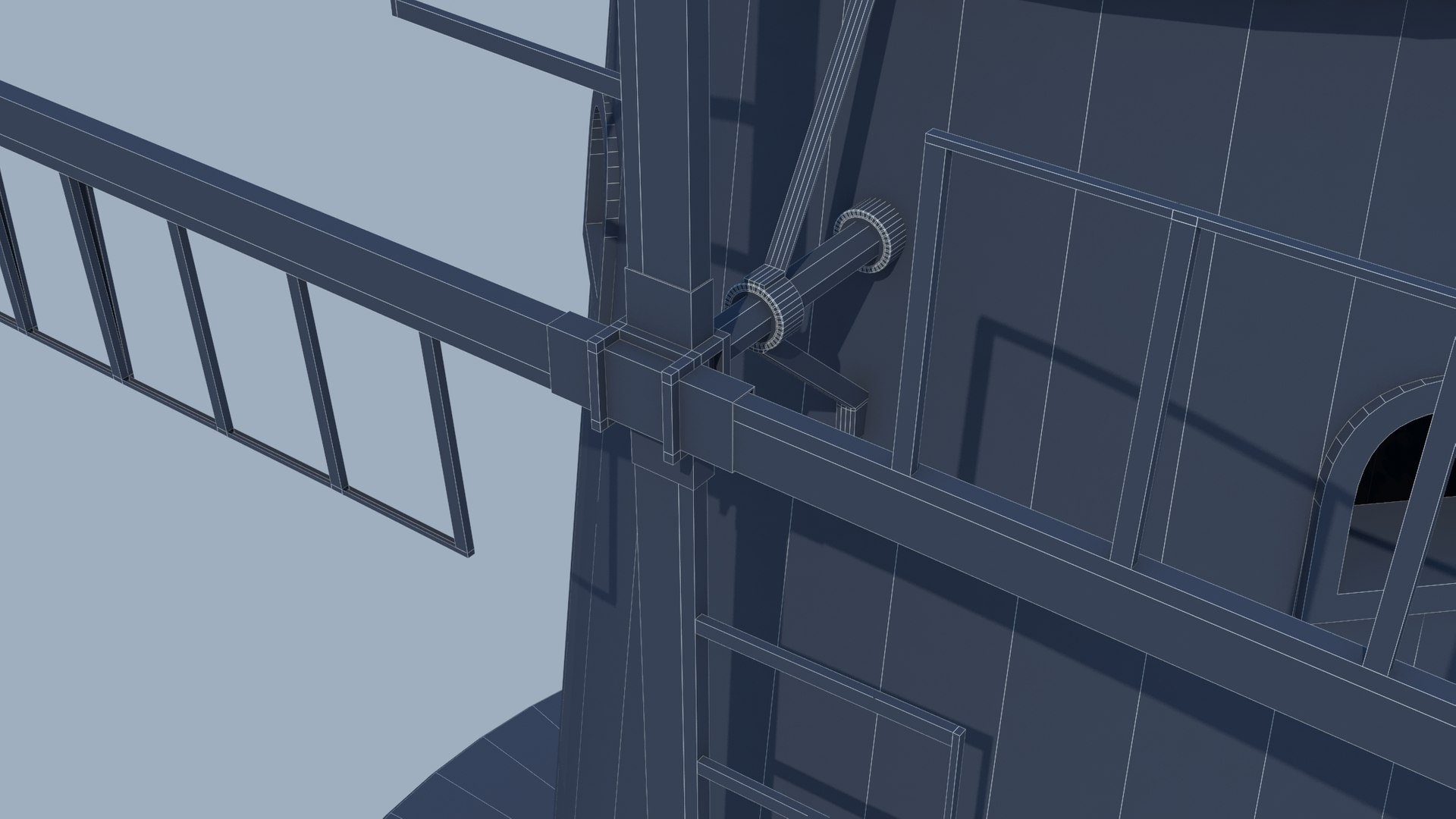 Windmill wind grinder model - TurboSquid 1575926