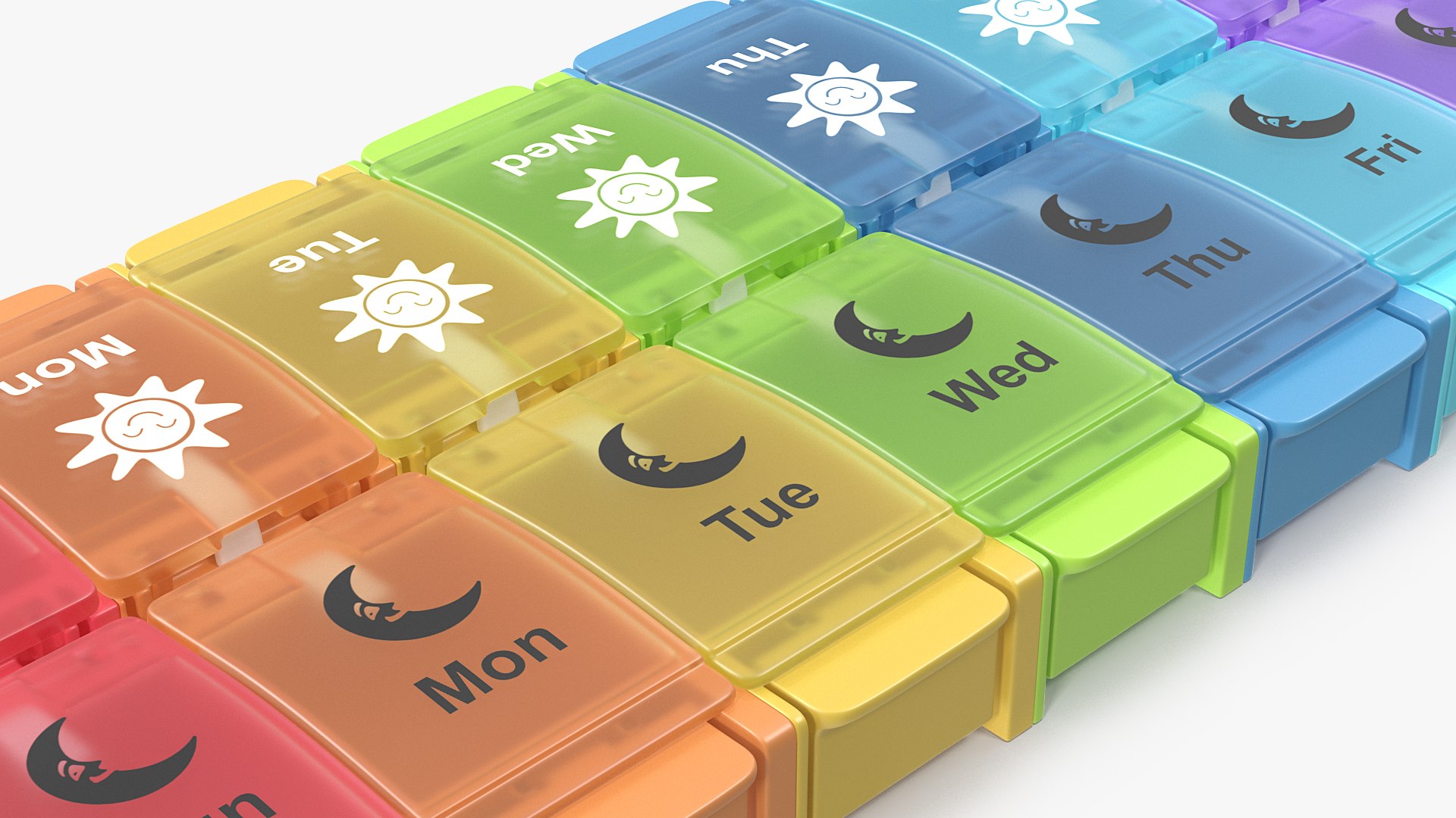 3D Pill Box Cases Model - TurboSquid 1597111