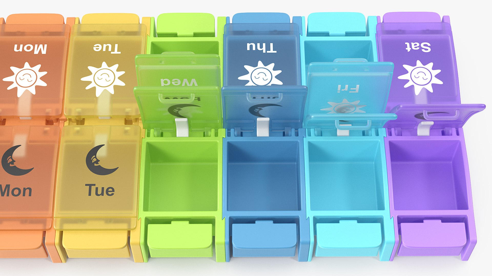 3D Pill Box Cases Model - TurboSquid 1597111