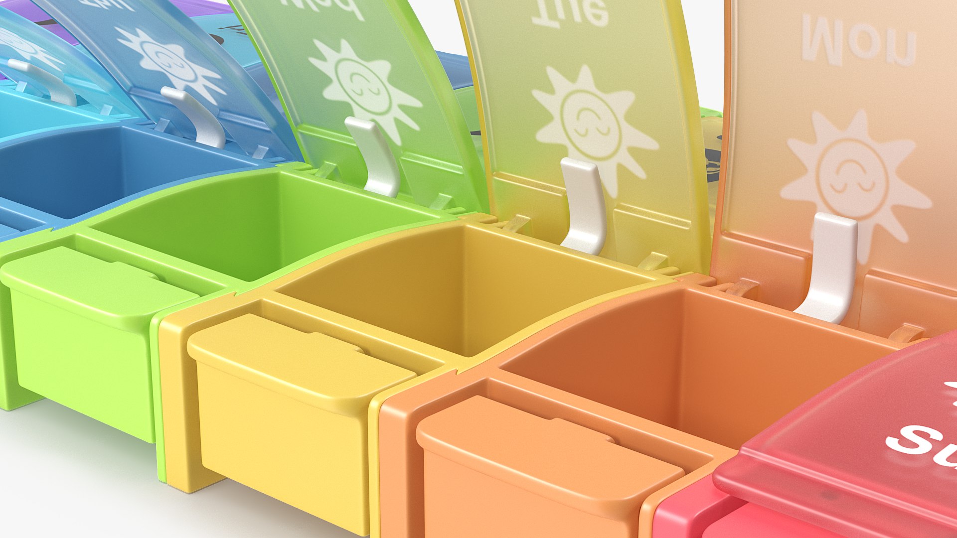 3D Pill Box Cases Model - TurboSquid 1597111