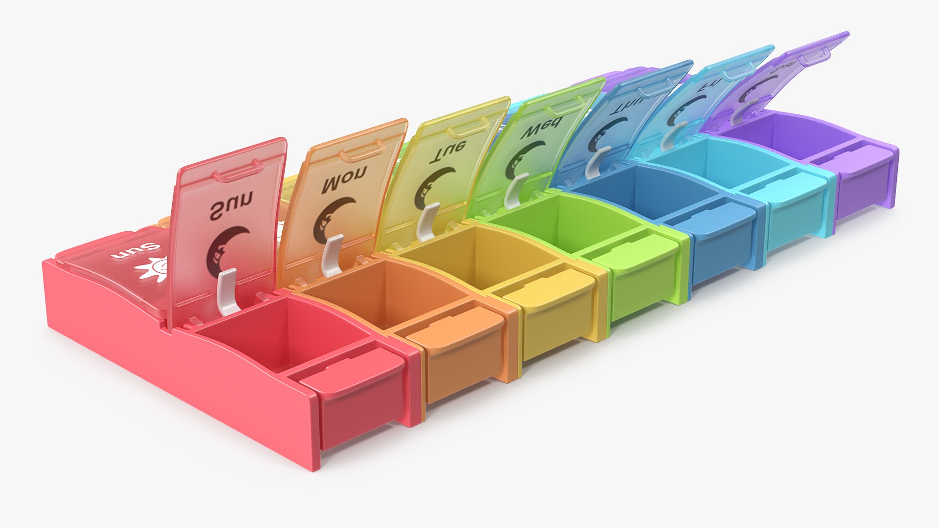 3D Pill Box Cases Model - TurboSquid 1597111