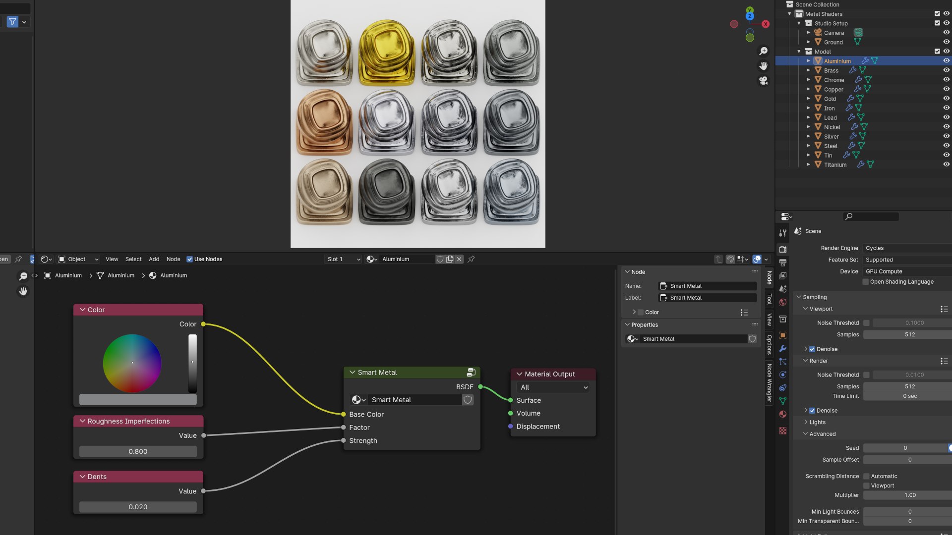 3D Model Metal Shaders - TurboSquid 2217743