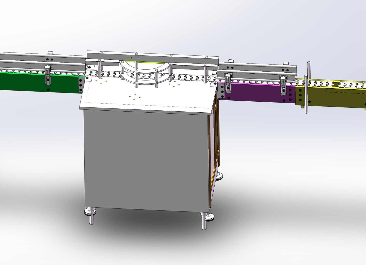 Flexible Conveyor Line Assembly 3D Model - TurboSquid 2012208