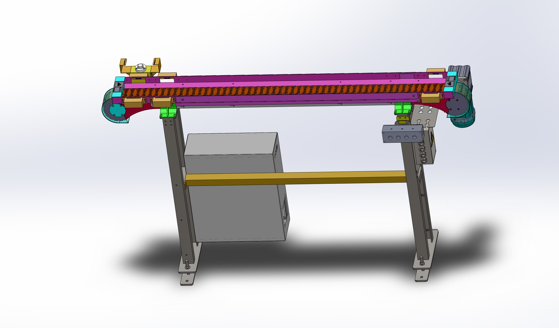 Flexible Conveyor Line Assembly 3D Model - TurboSquid 2012208