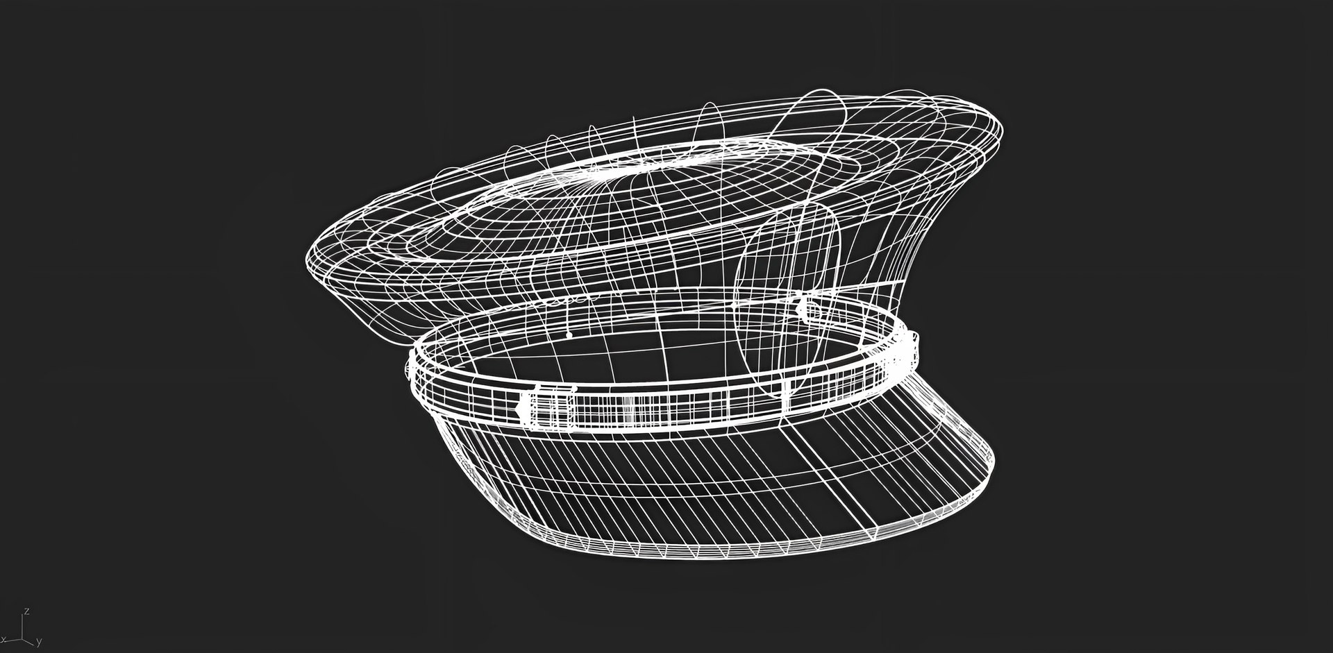 Navy Petty Officer Cap Man 3D Model - TurboSquid 2102878