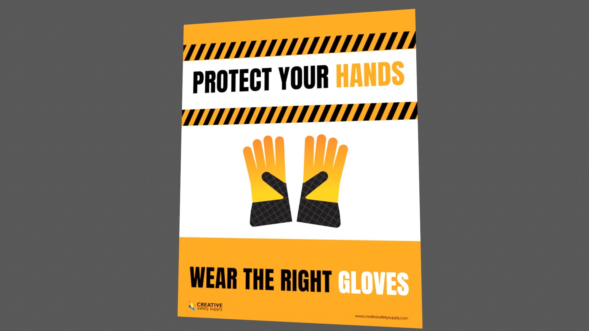 3D Protect Your Hands Poster - TurboSquid 2334216