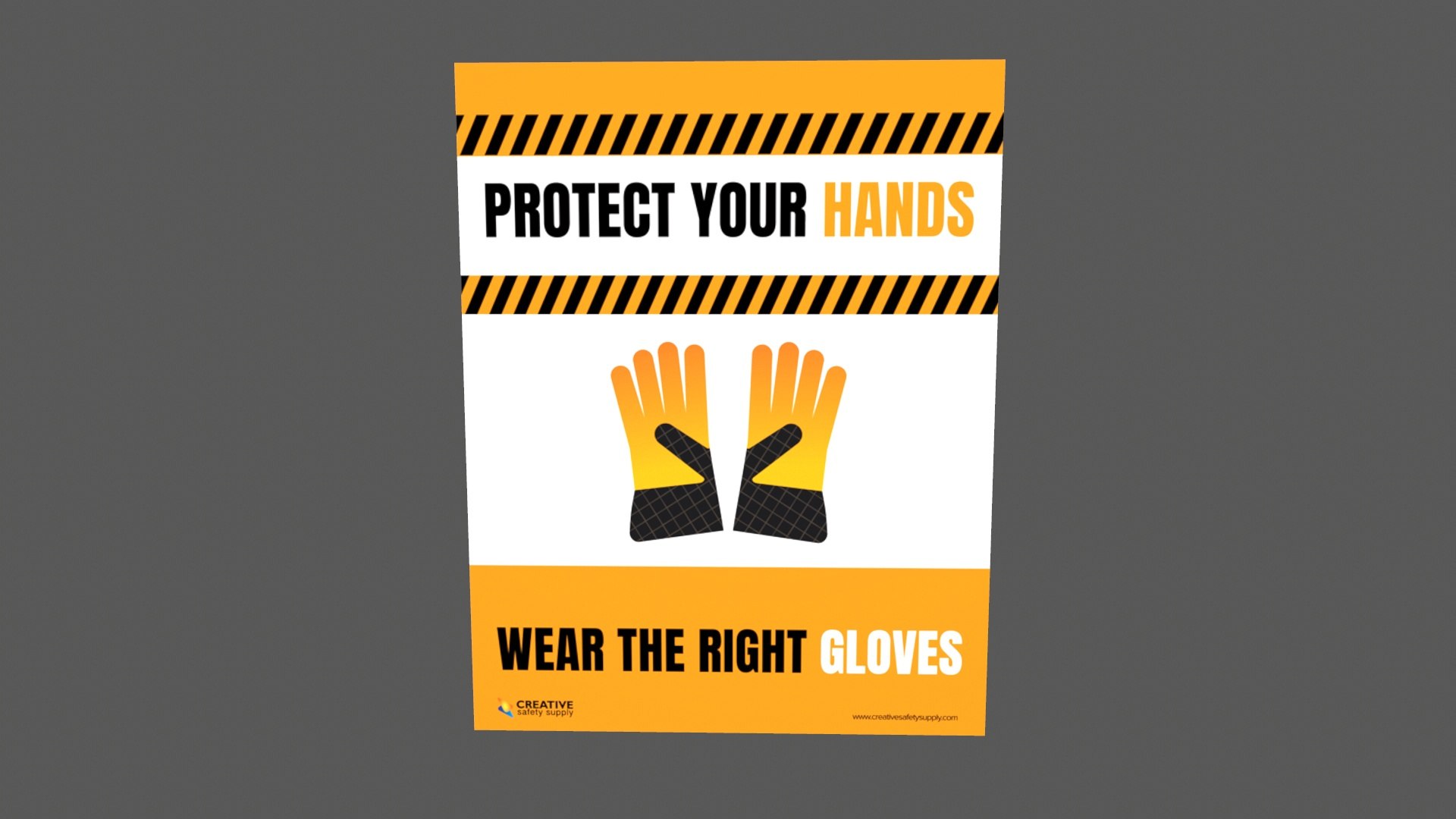 3D Protect Your Hands Poster - TurboSquid 2334216