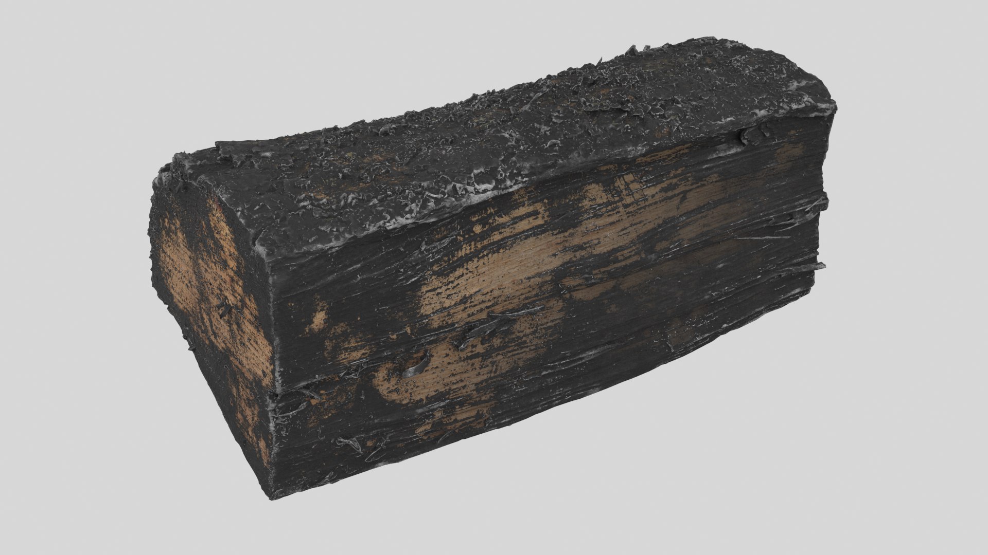3D Model Burnt Firewood Log - TurboSquid 1984393