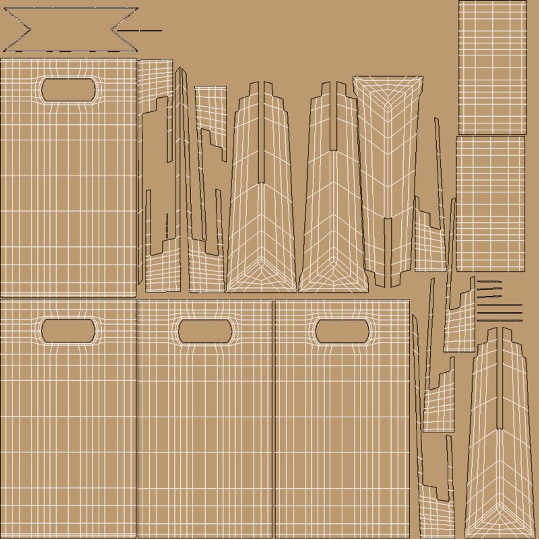 Paper Bag 3D Model - TurboSquid 1875716