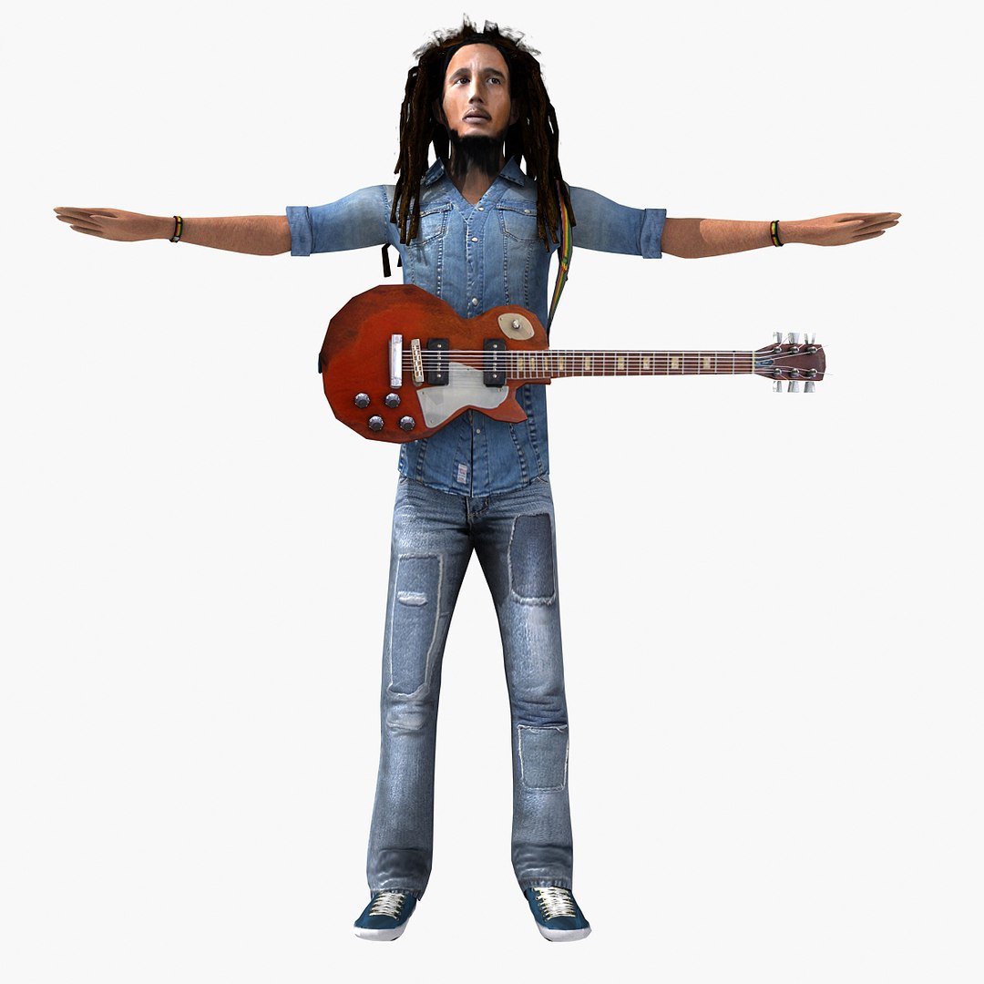 3d Model Bob Marley