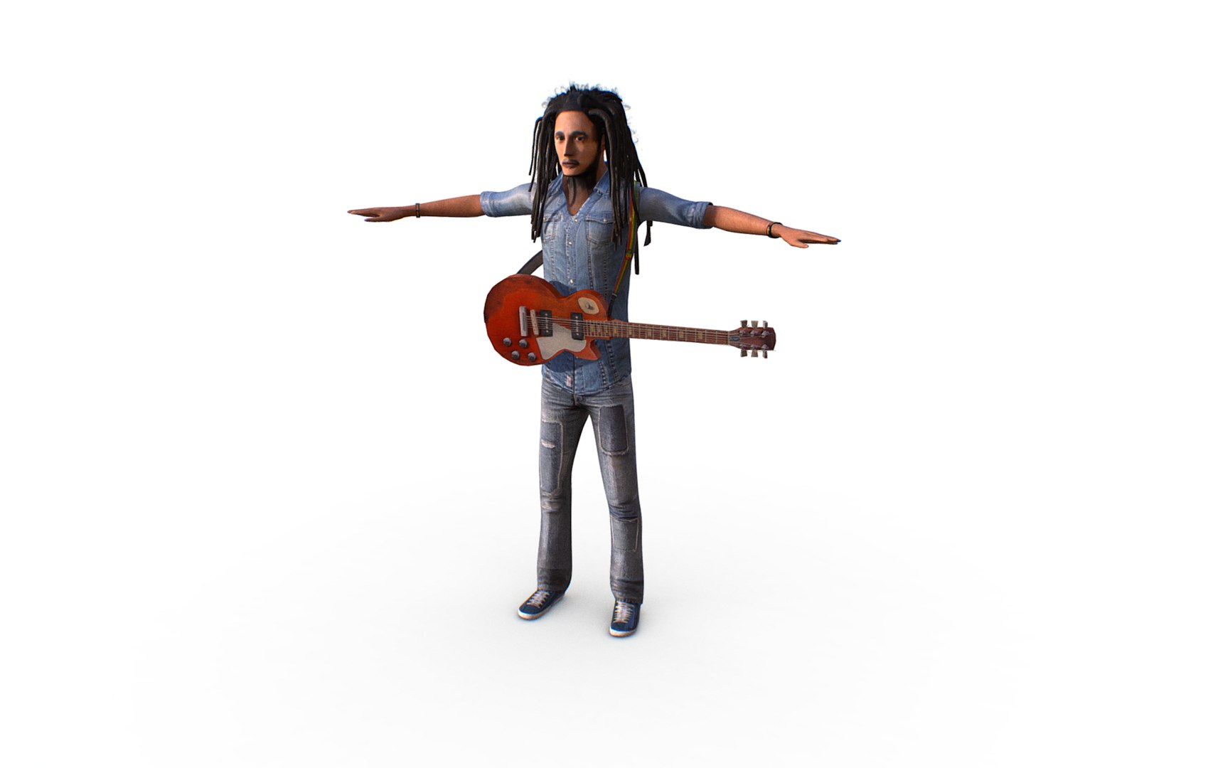 3d Model Bob Marley