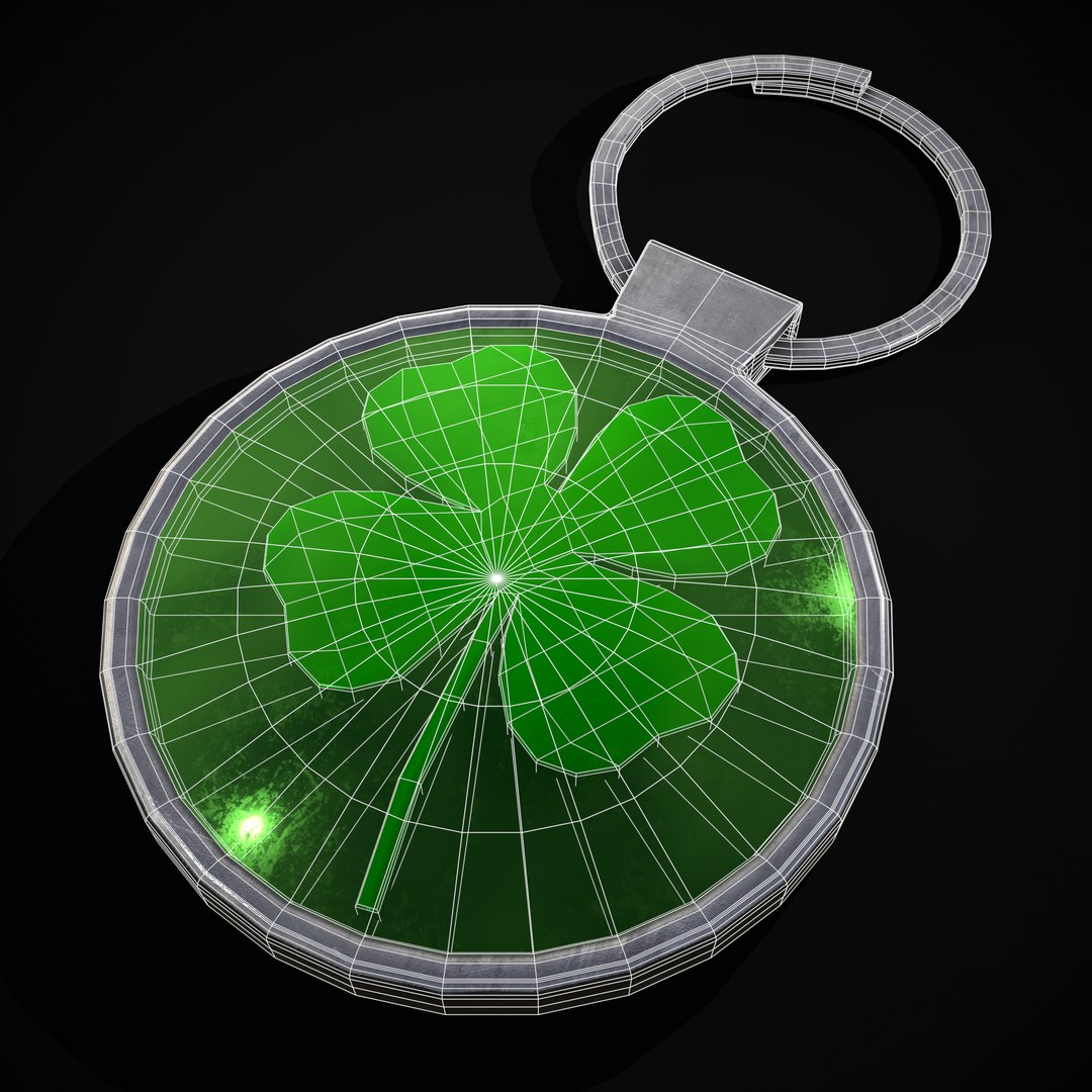 Clover Key Ring 3D model - TurboSquid 2052822