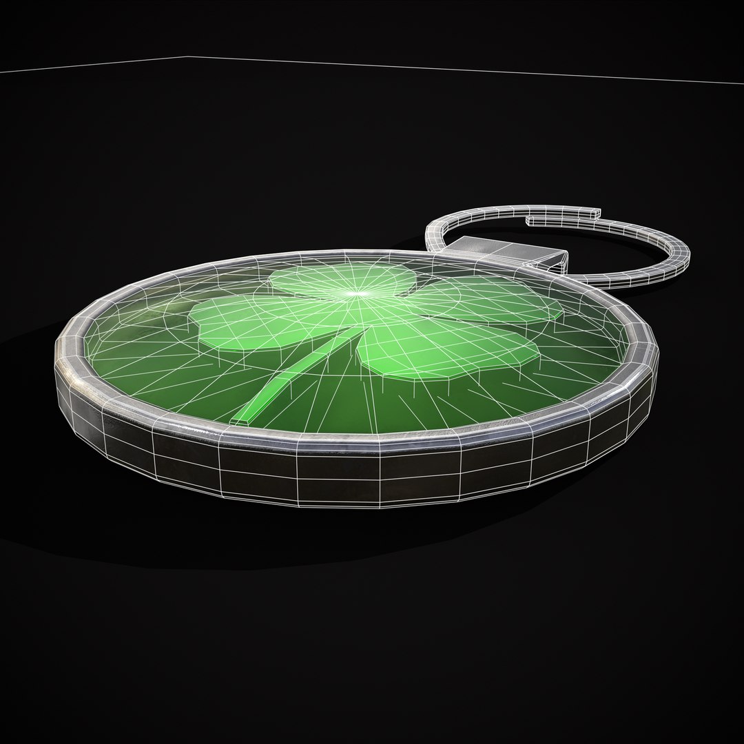 Clover Key Ring 3D model - TurboSquid 2052822