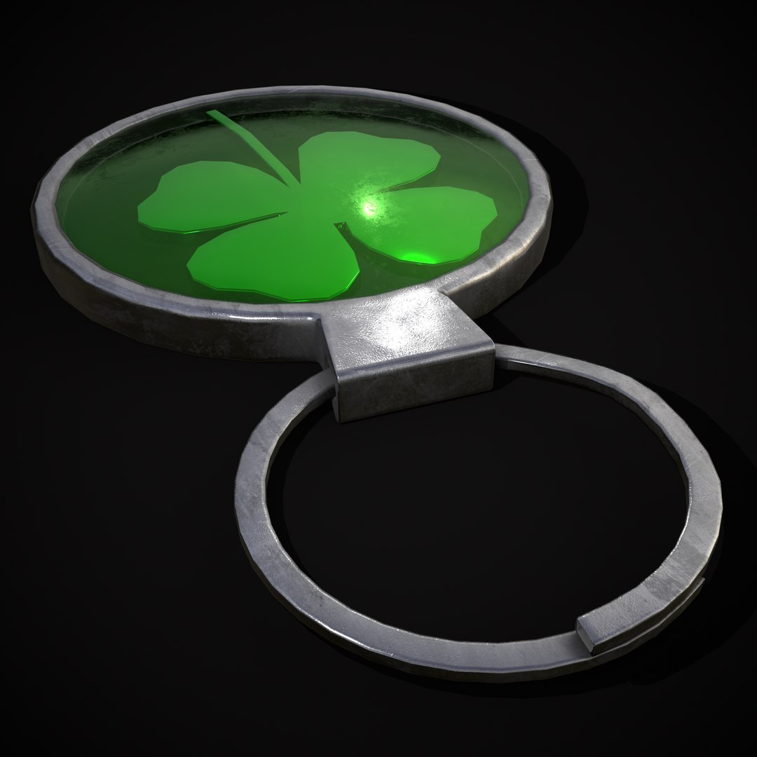 Clover Key Ring 3D Model - TurboSquid 2052822