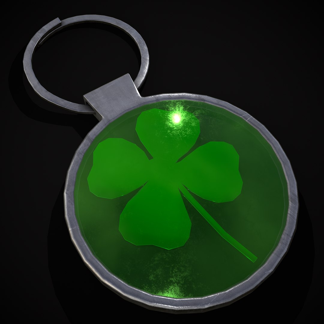 Clover Key Ring 3D model - TurboSquid 2052822