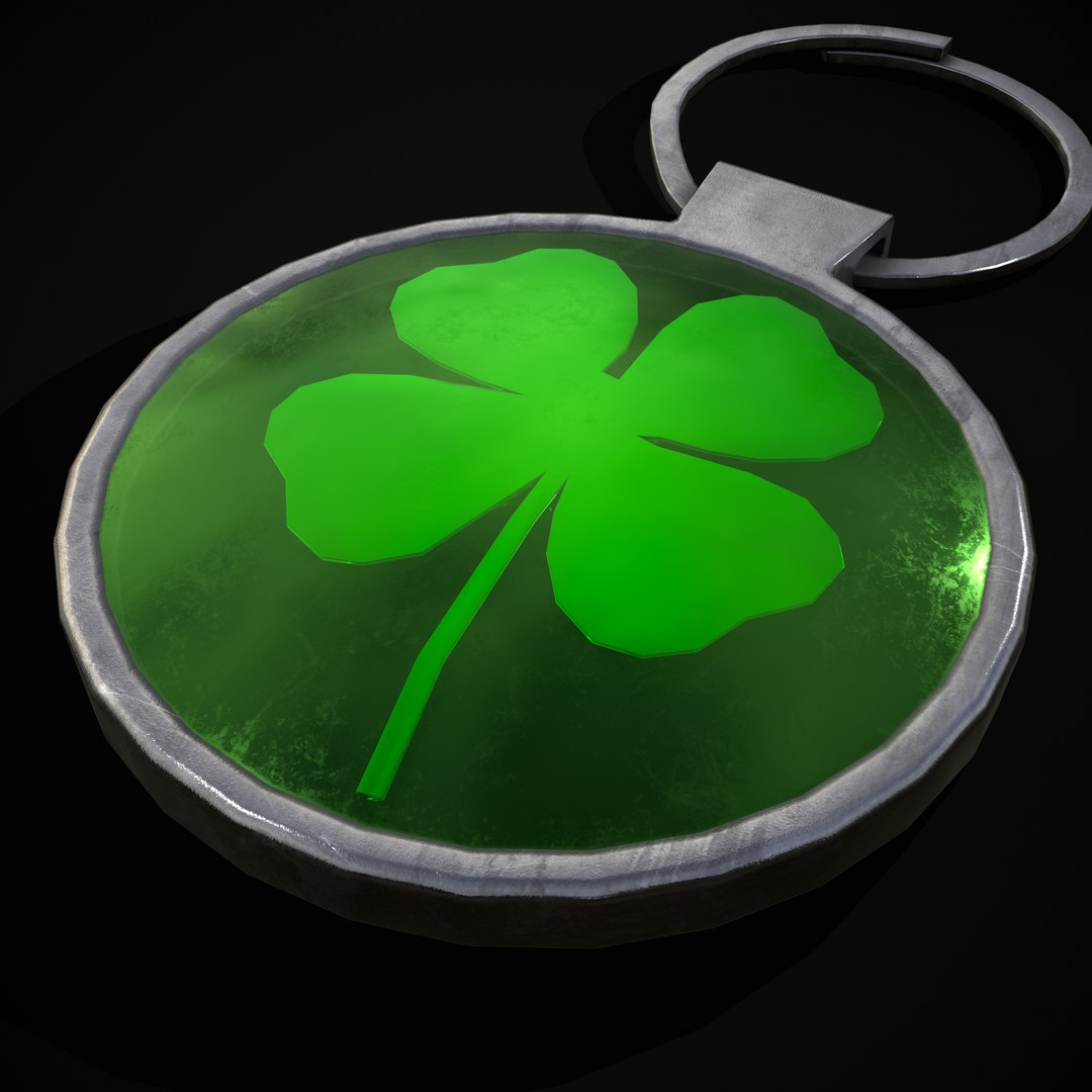 Clover Key Ring 3D model - TurboSquid 2052822