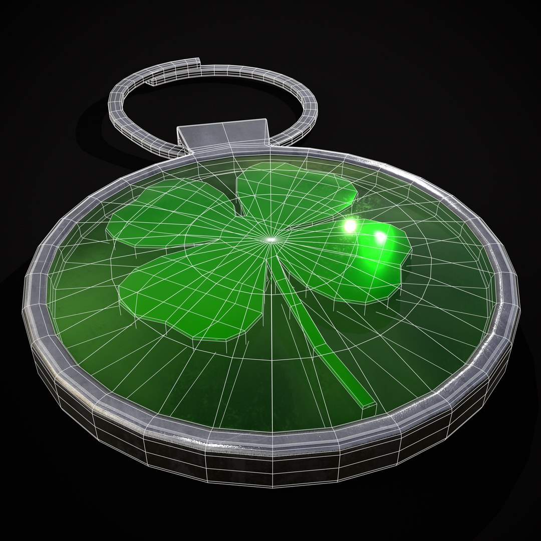 Clover Key Ring 3D Model - TurboSquid 2052822