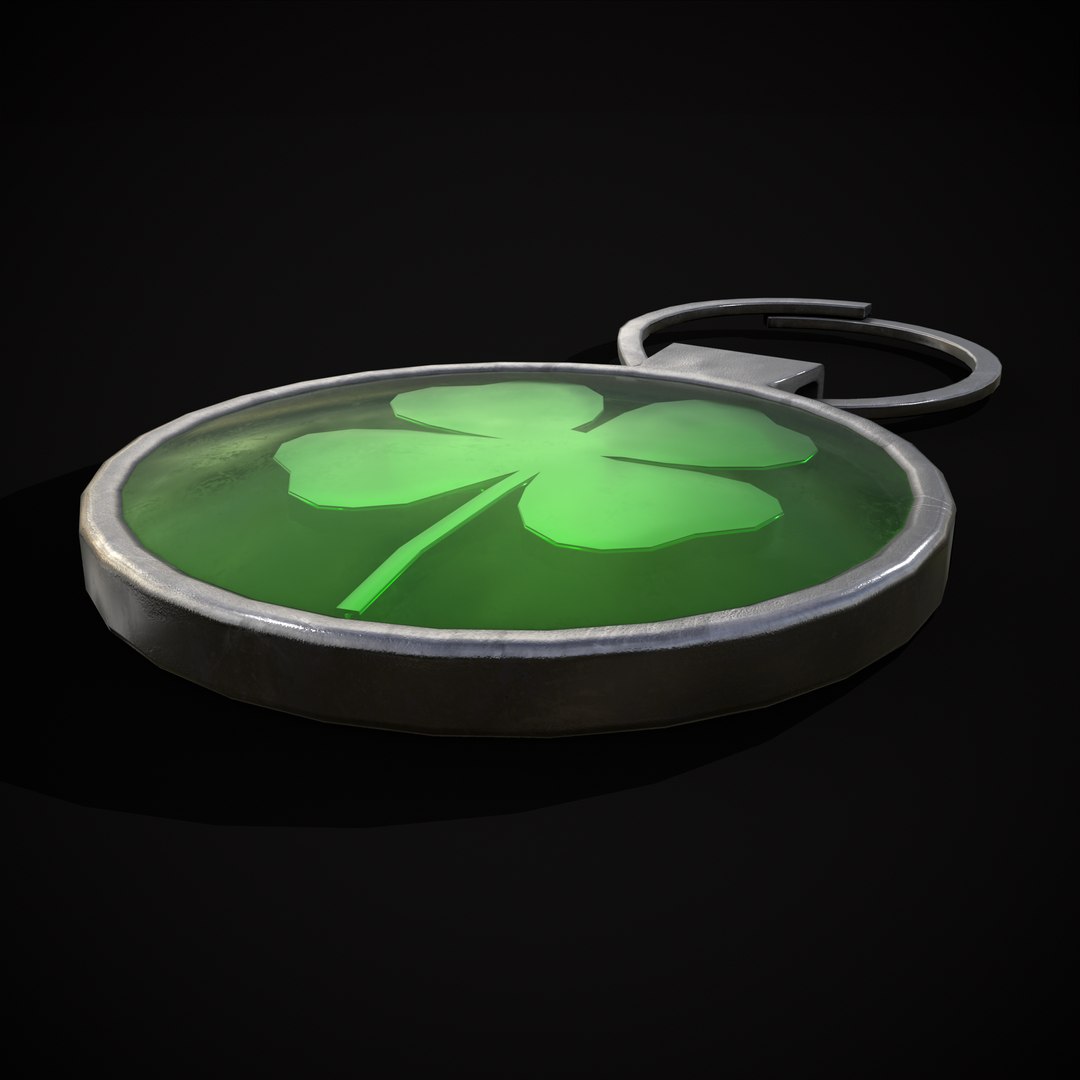 Clover Key Ring 3D Model - TurboSquid 2052822