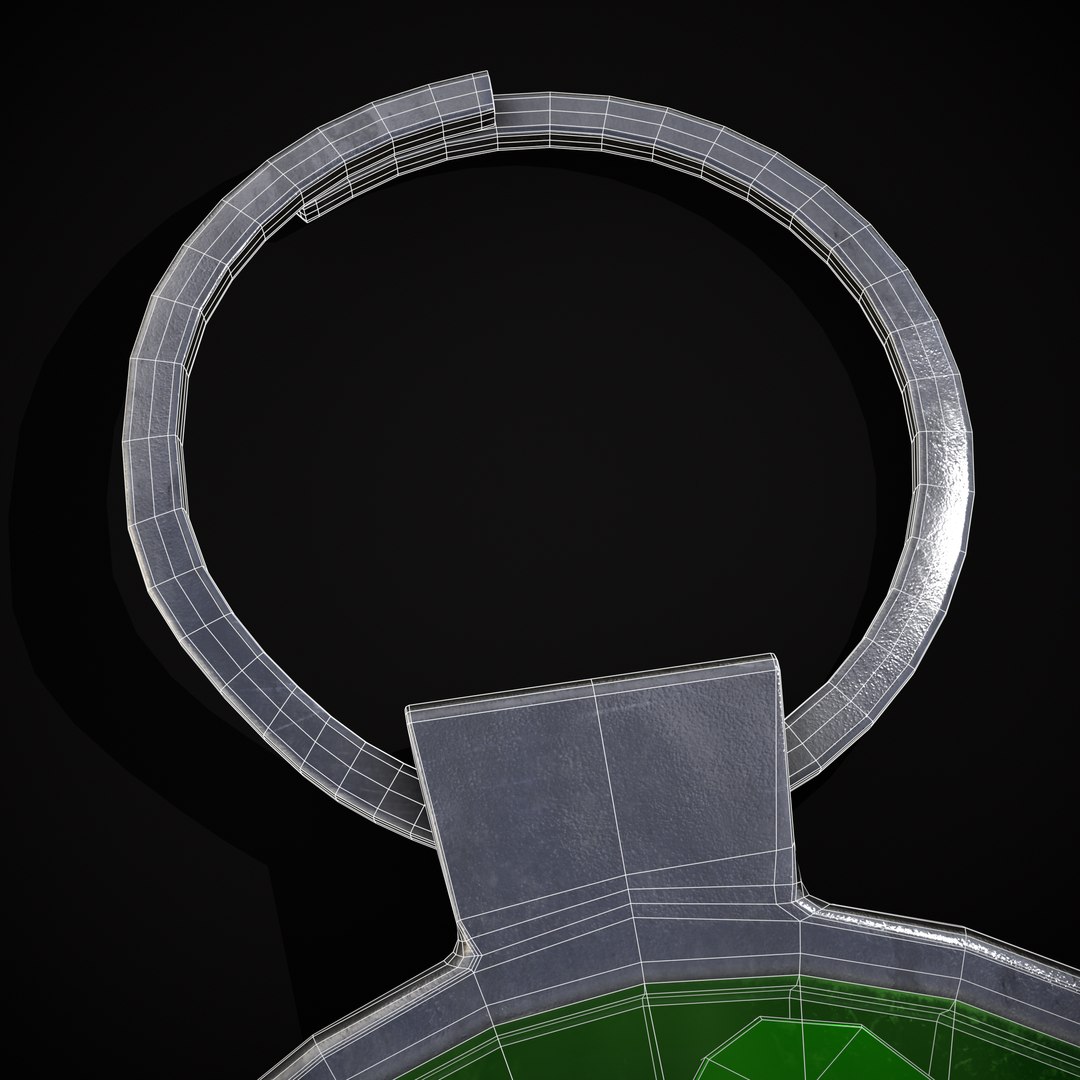 Clover Key Ring 3D Model - TurboSquid 2052822