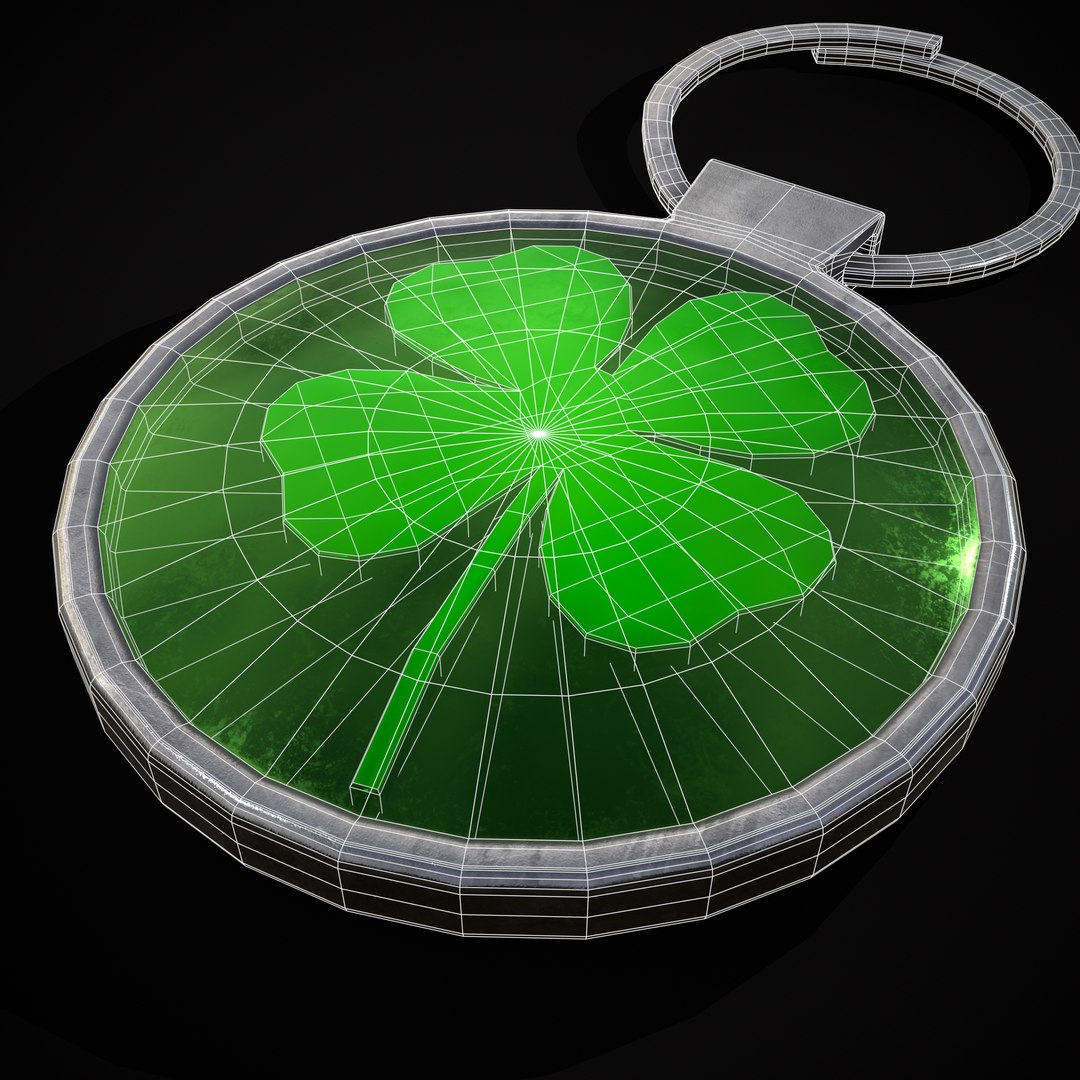 Clover Key Ring 3D model - TurboSquid 2052822