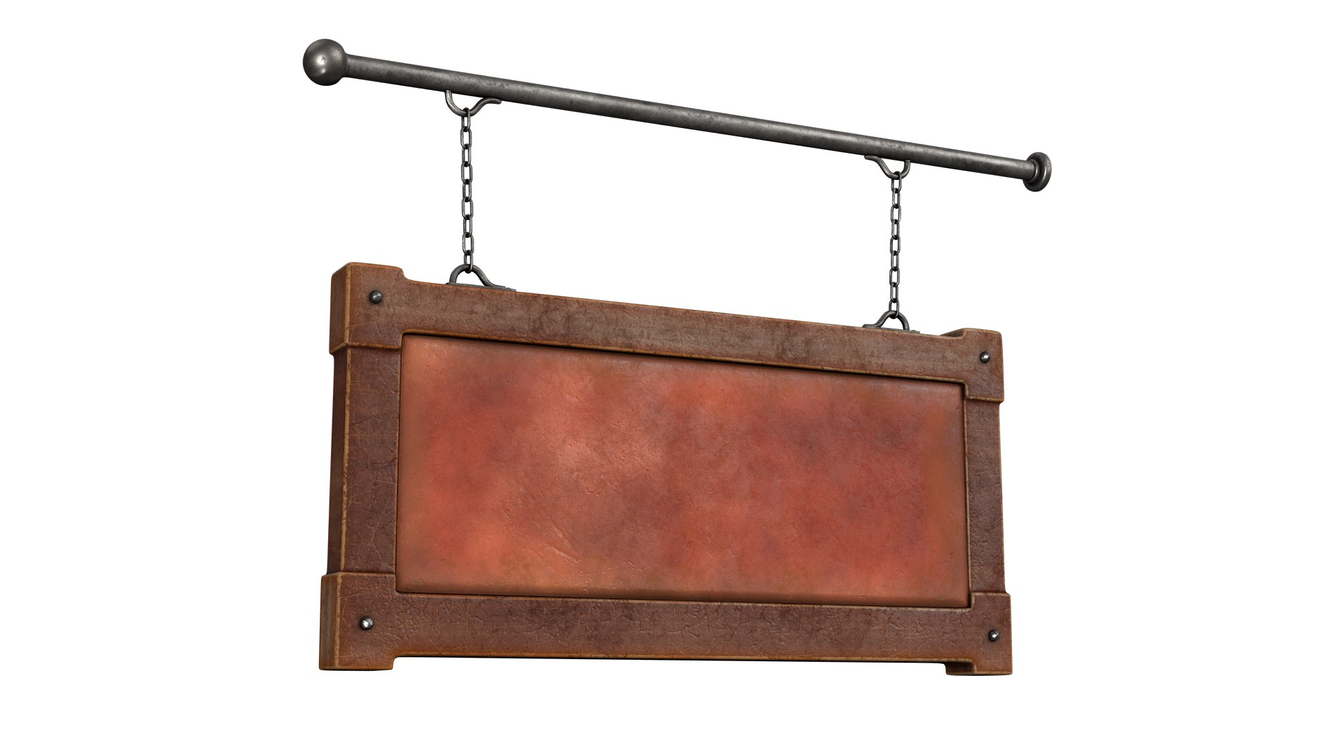 3D model Wooden Hanging Sign - TurboSquid 2126132