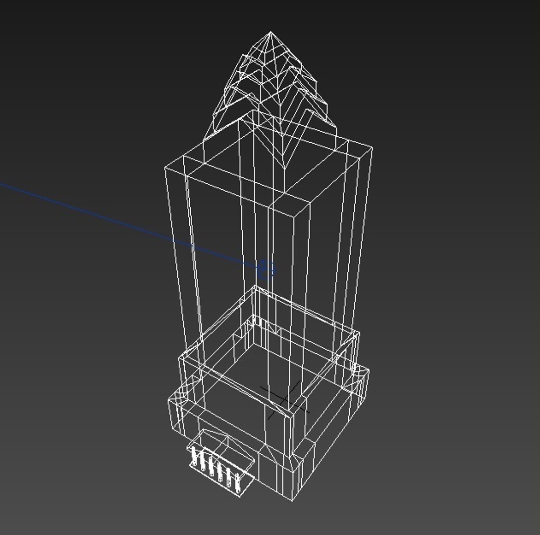 Saidah tower menara 3D model - TurboSquid 1560089