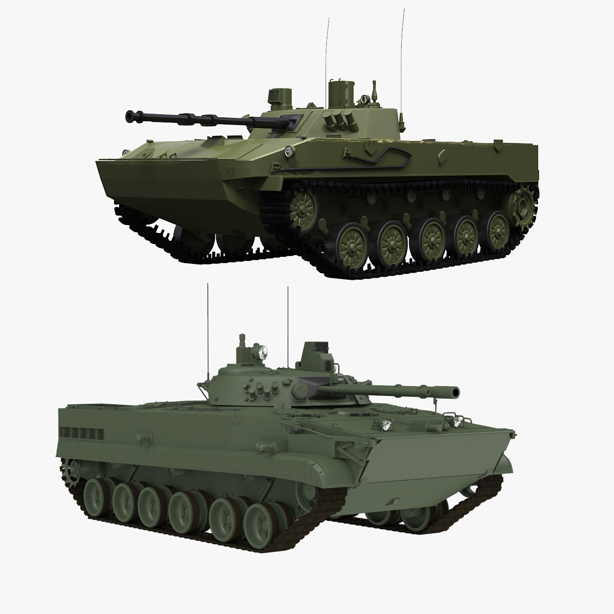 BMD-4 and BMP-3 Collection 3D model - TurboSquid 1869008