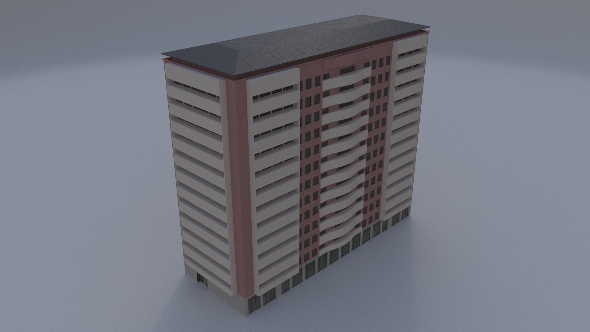 3D Building_Generic_B - TurboSquid 2327268
