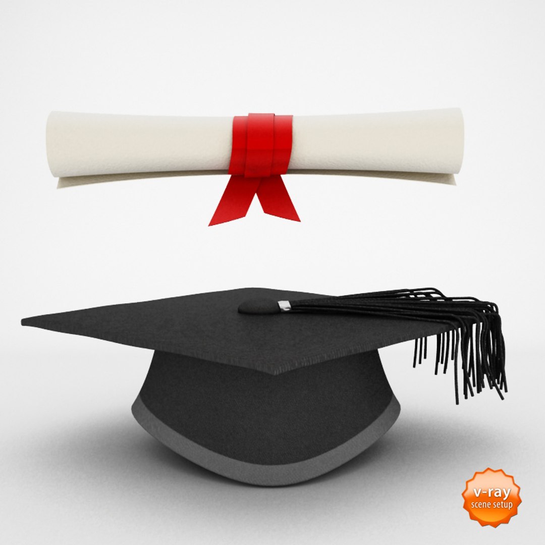 Max Graduation Cap Diploma