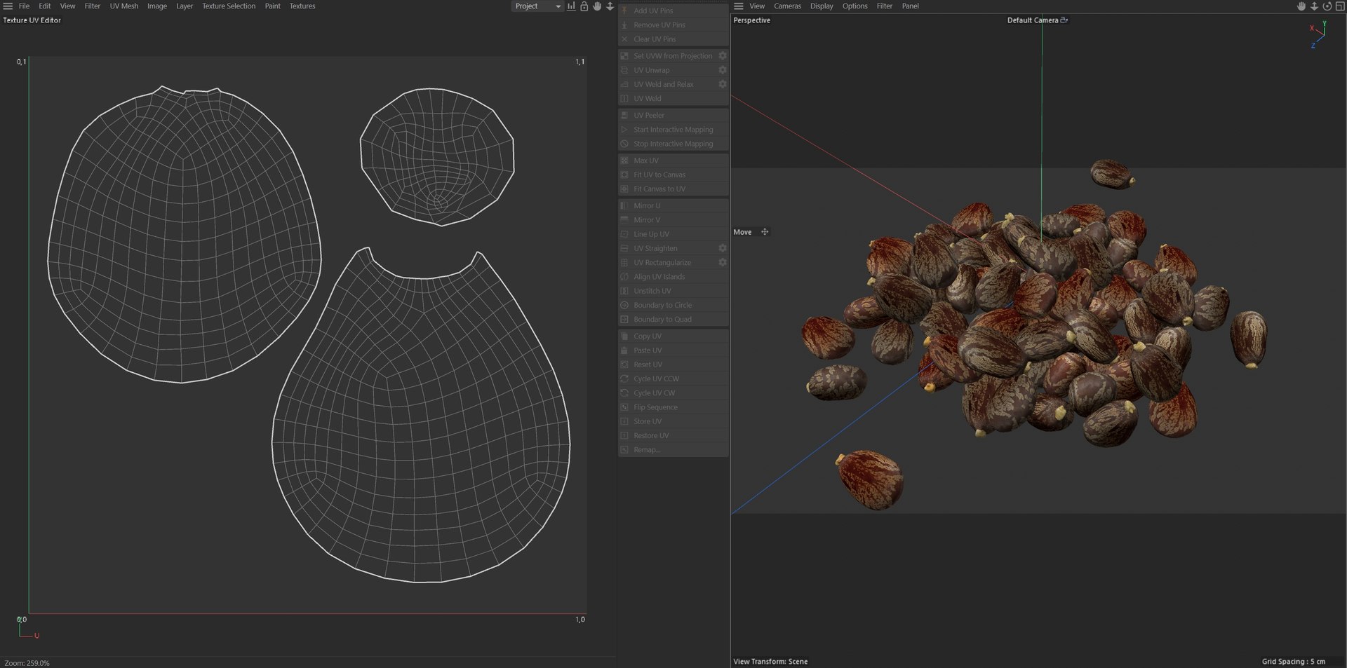 3D Caster Seed Set - TurboSquid 2407969