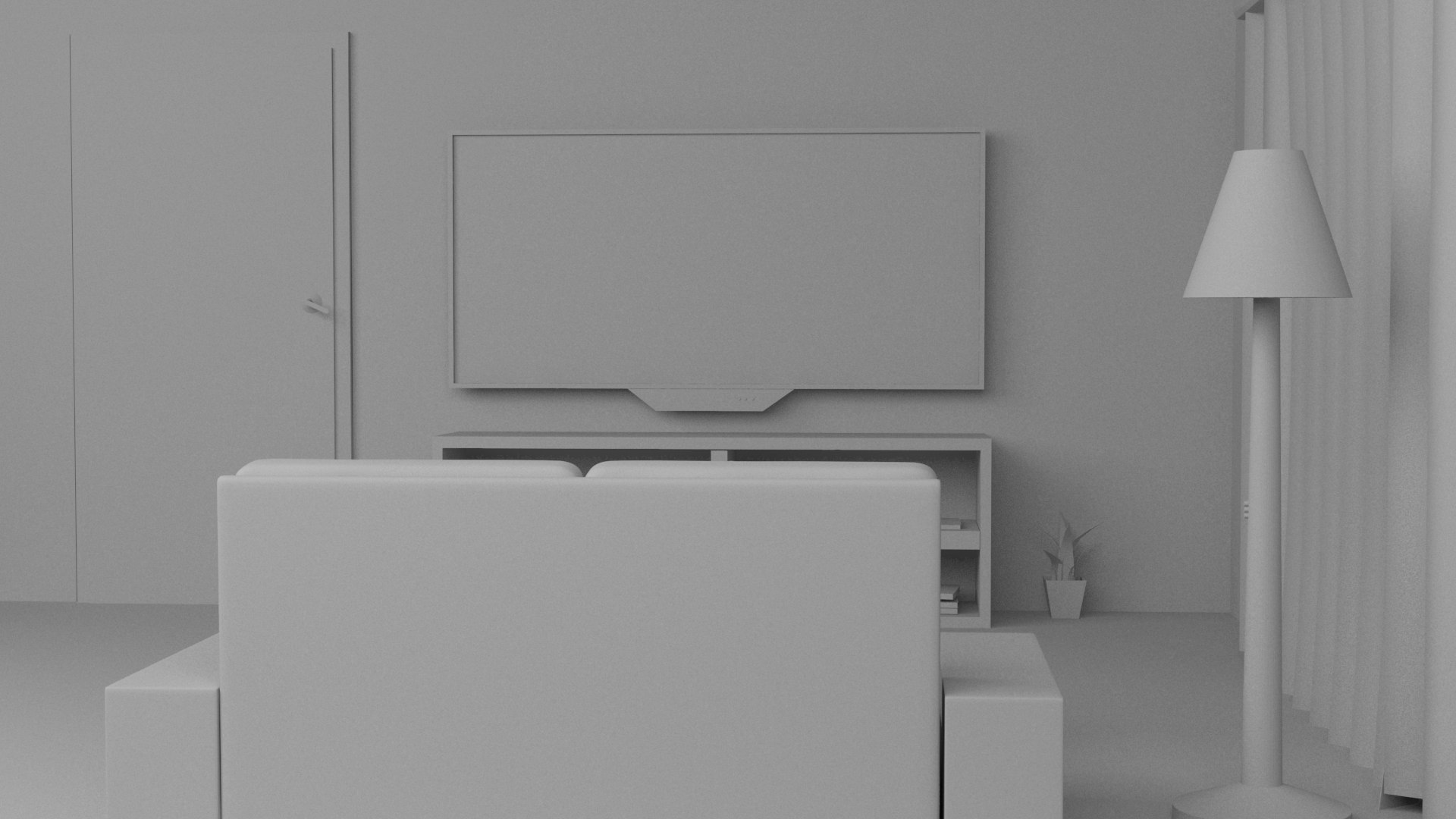 3D Isometric room low poly - TurboSquid 1850842