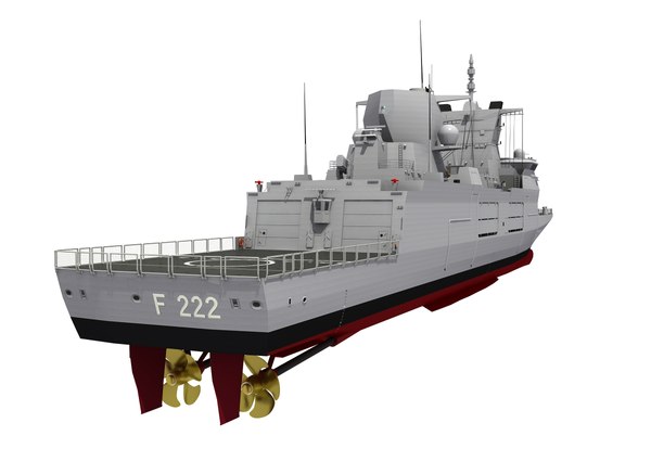 TYP 125 BADEN WÜRTTEMBERG KLASSE FREGATTE 3D-Modell - TurboSquid 1463180