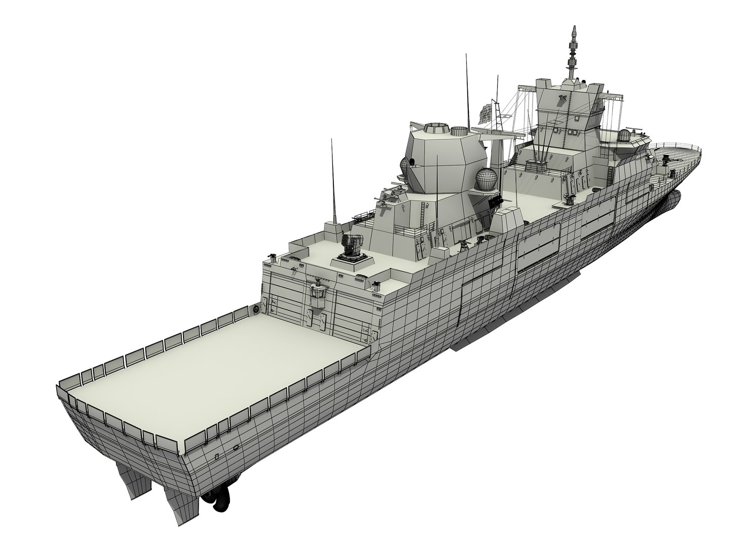 125 Class Frigate Model - TurboSquid 1463180