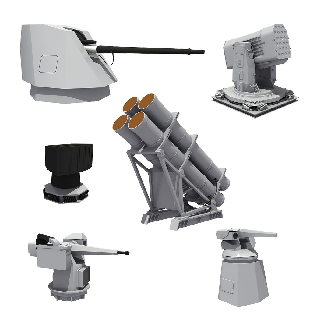 125 class frigate model - TurboSquid 1463180