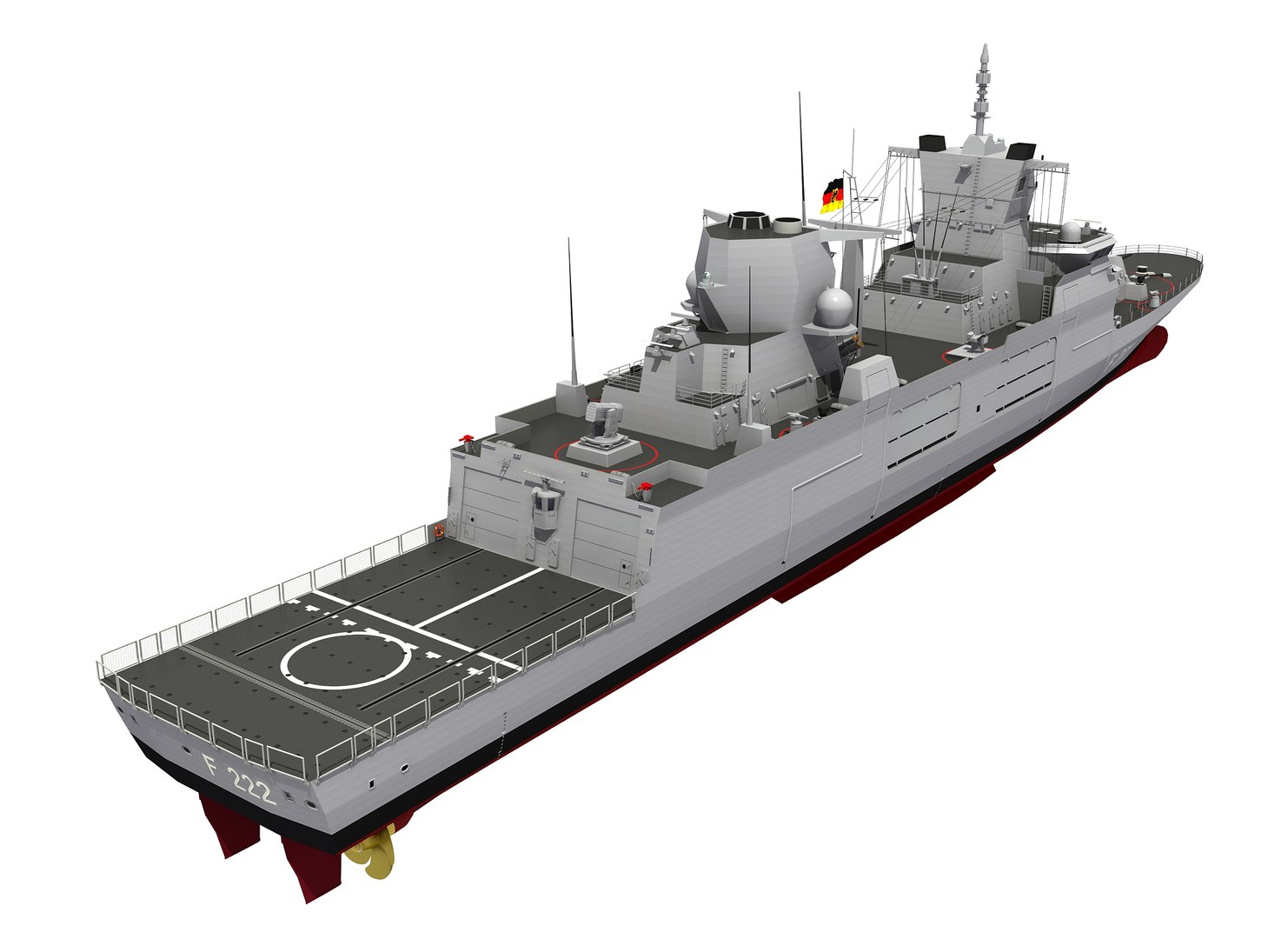 125 Class Frigate Model - TurboSquid 1463180