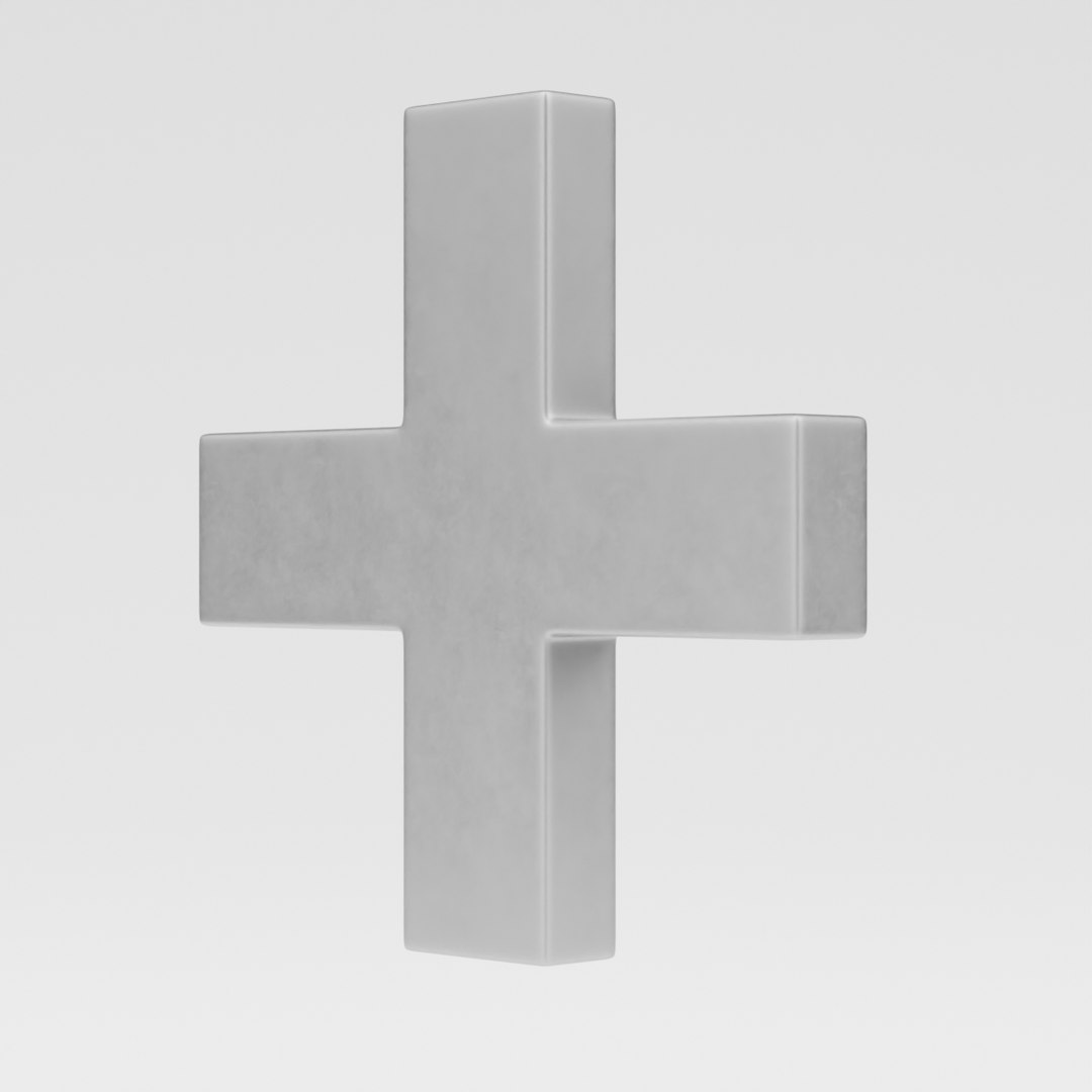 Symbol cross greek model - TurboSquid 1623195