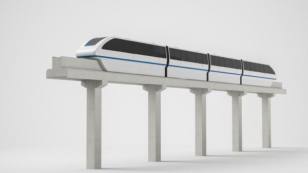 Monorail model - TurboSquid 1768166