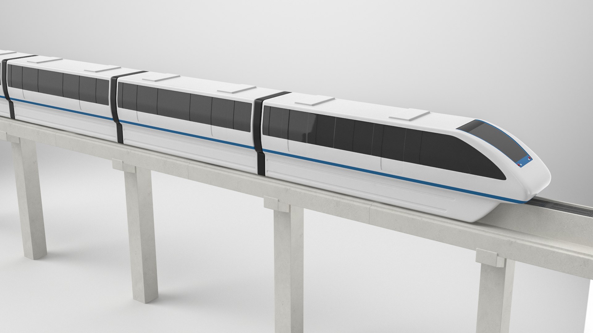 Monorail Model - TurboSquid 1768166