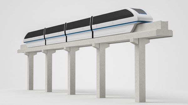 Monorail model - TurboSquid 1768166