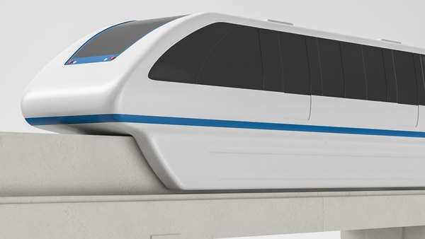 Monorail model - TurboSquid 1768166