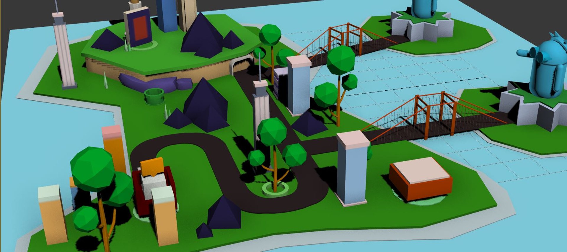 Green Environment 3D Model - TurboSquid 1197893