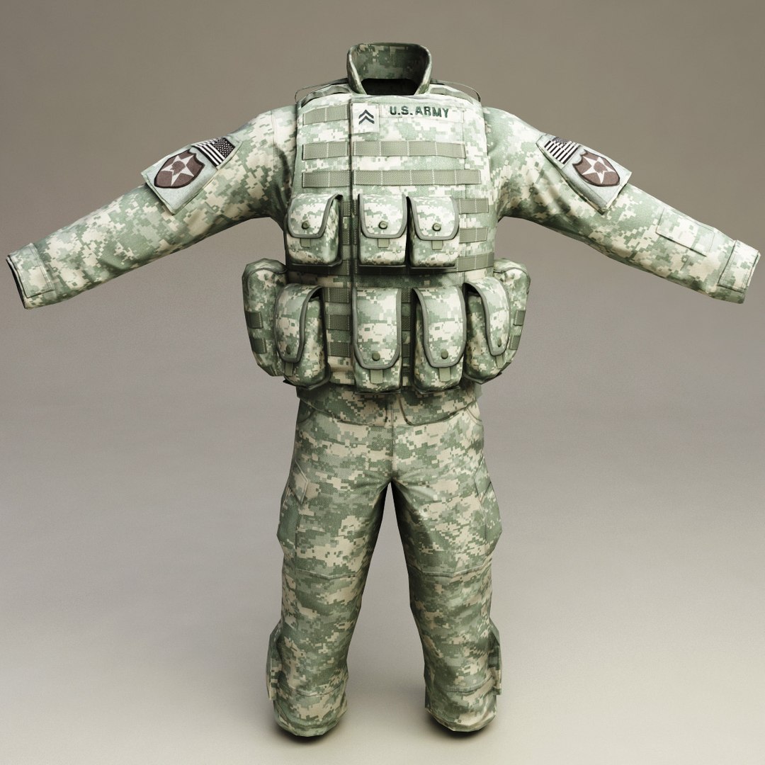 Maya Soldier Clothes V3