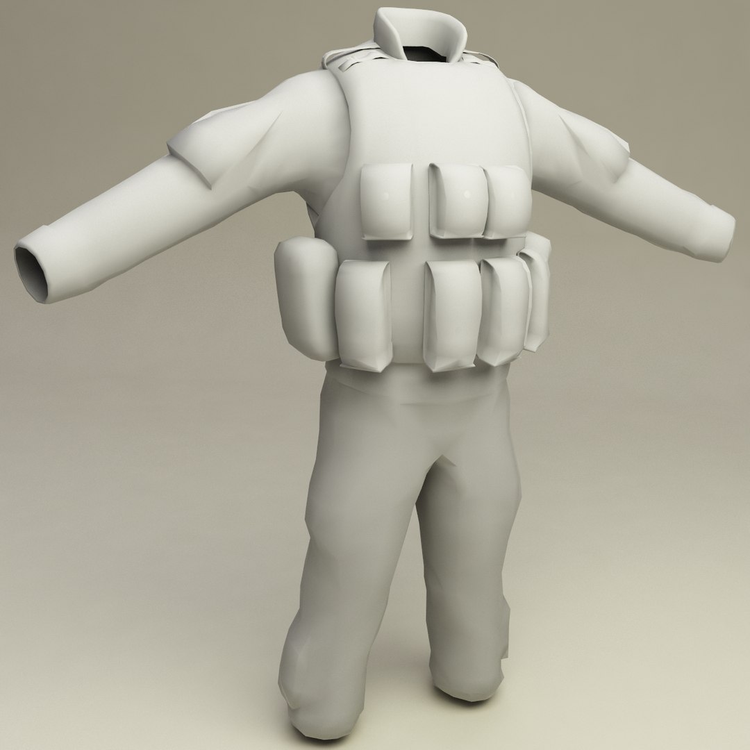 Maya Soldier Clothes V3